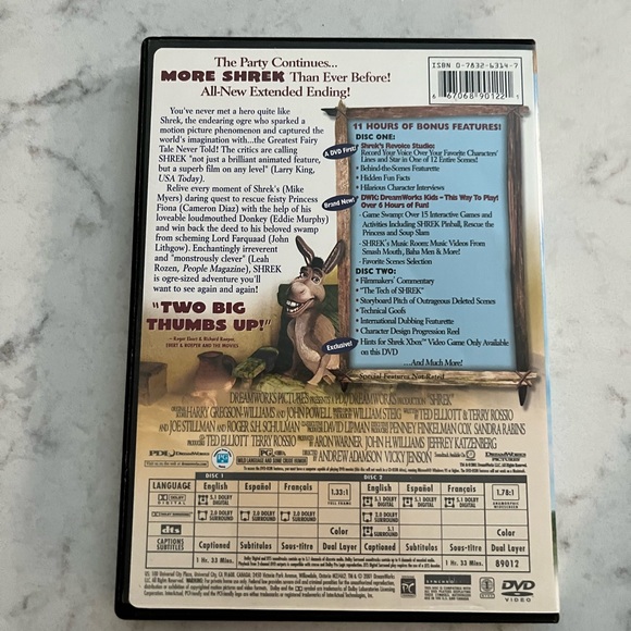 Dreamworks | Media | Shrek Dvd | Poshmark